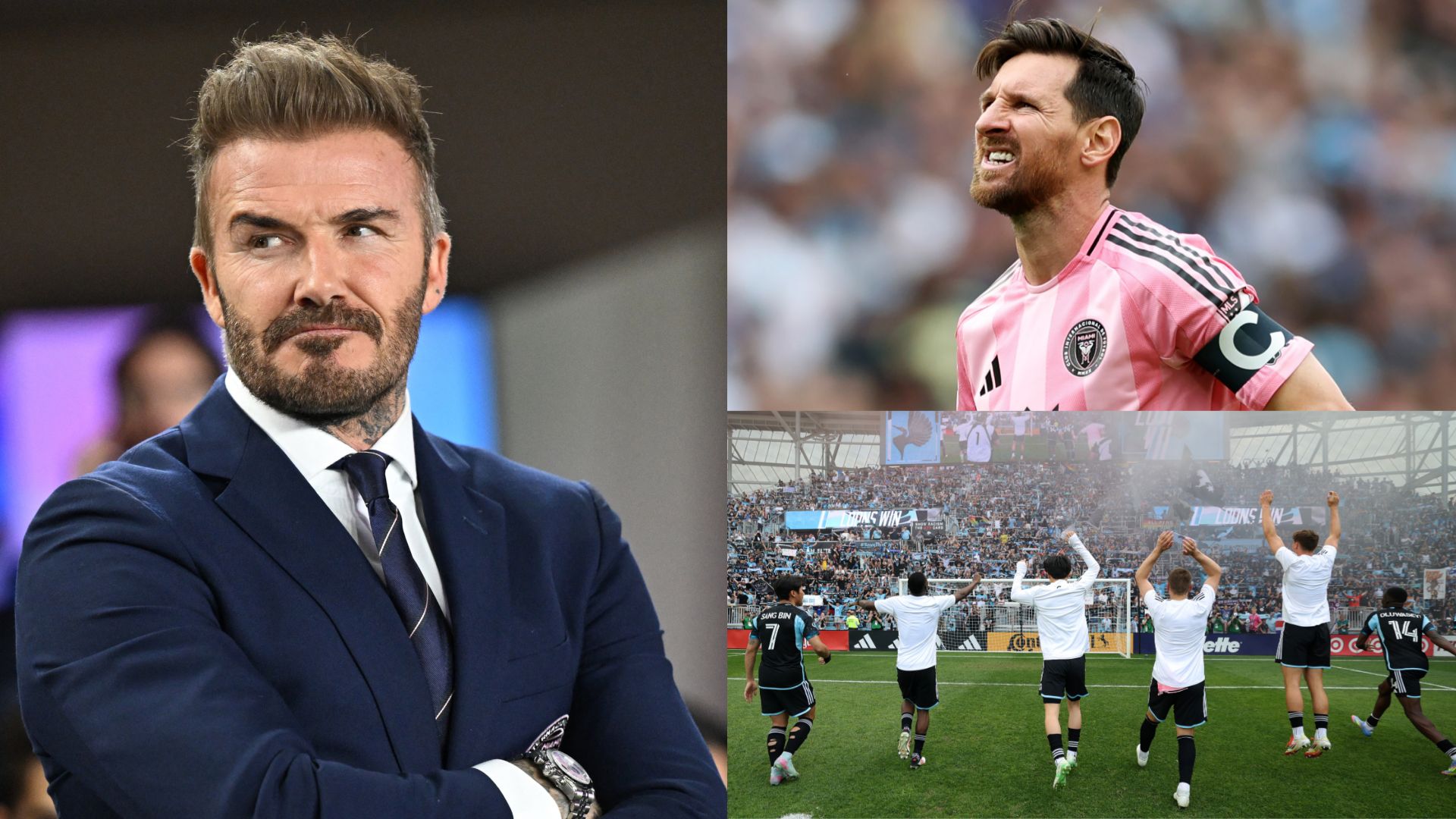 David Beckham hits back at 'Pink Phony Club' jibe as Minnesota United mock Lionel Messi and Co ...